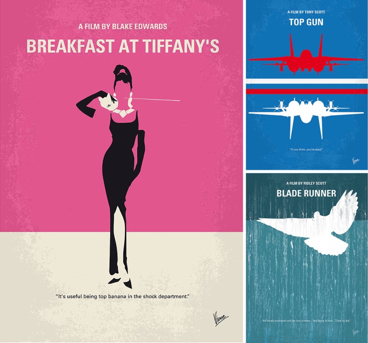 Graphic Designer Creates Over 1,200 Minimalist Movie Posters | msamba