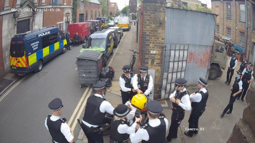 Footage of “sinister” police raid on Antepavilion building triggers ...