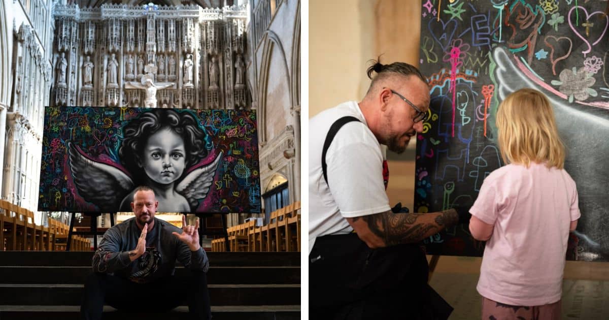 Britain’s Oldest Cathedral Has Year-Long Collab w/ Graffiti Artist | My ...